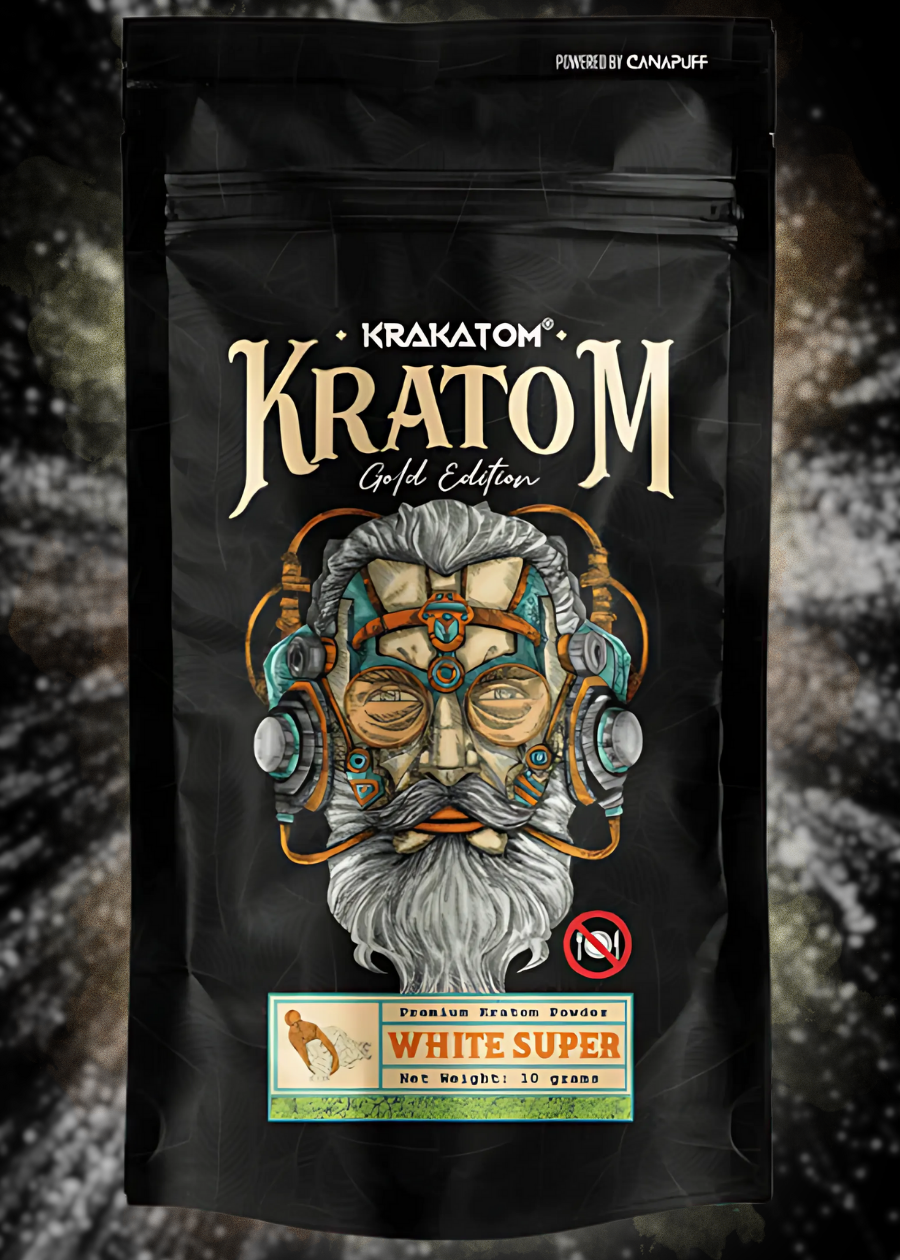 Kratom White Super (Gold Edition) von Krakatom 5g kaufen - HHC Shop ...